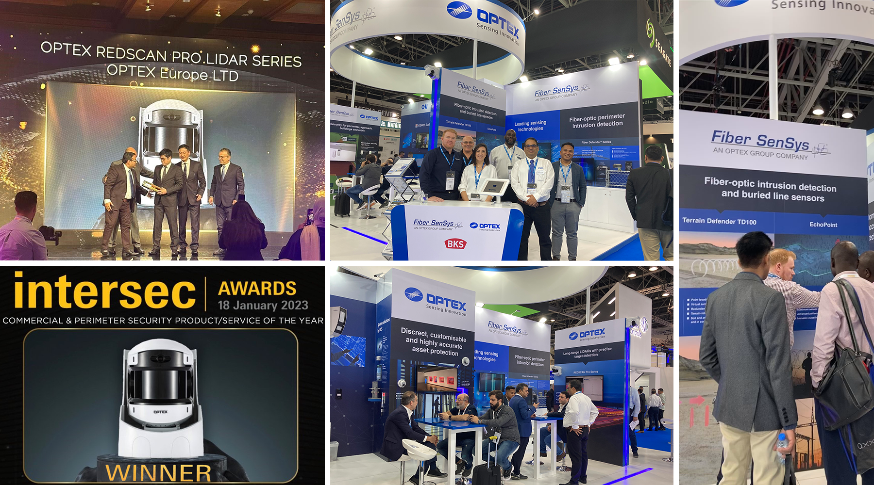 Innovation award win rounds off successful Intersec… | OPTEX Europe