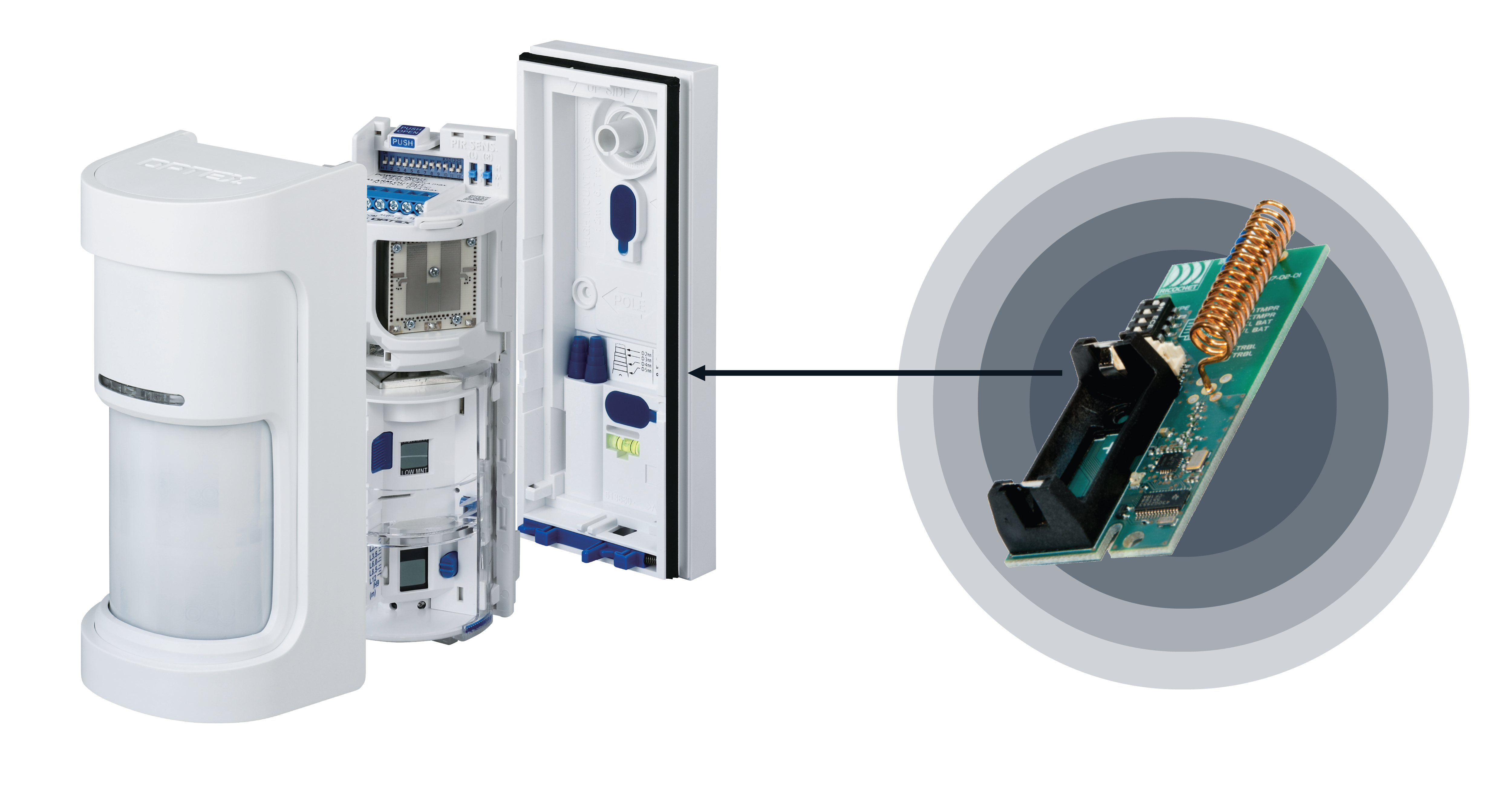 OPTEX wireless communication with alarm panel | OPTEX Europe